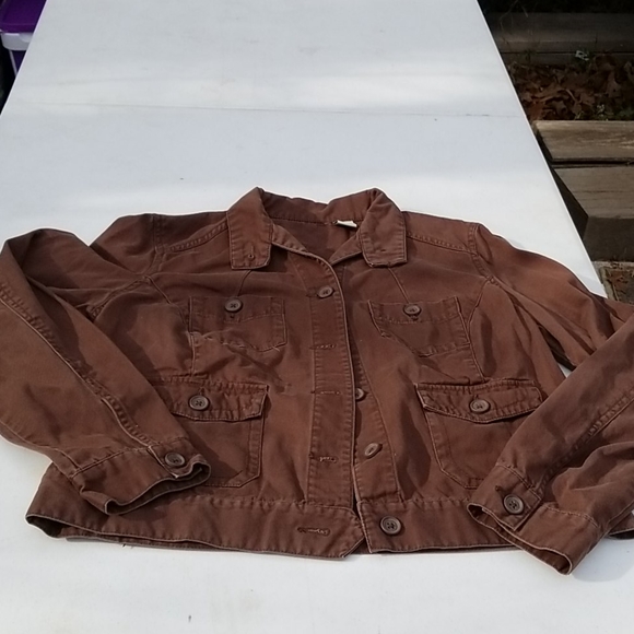 Caribbean Joe | Jackets & Coats | Caribbean Joe Brown Jacket | Poshmark